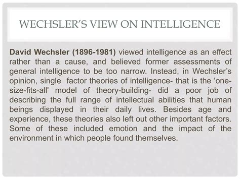 Intelligence Testing Ppt