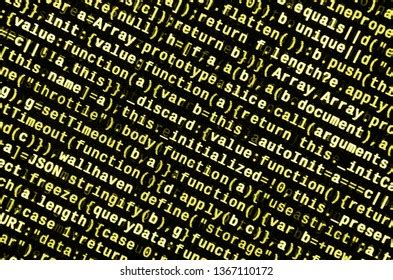 Javascript Code Text Editor Coding Cyberspace Stock Illustration Shutterstock