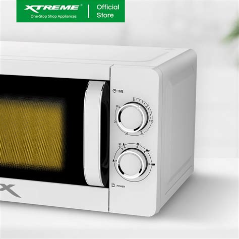 Xtreme Home 20l Manual Control Microwave Oven White Xh Mo20mwhite