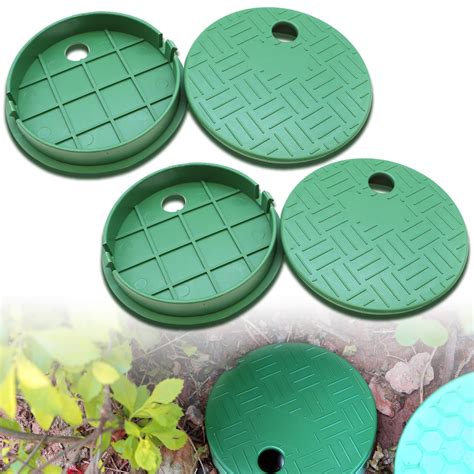 Lutq 4 Pack Sprinkler Valve Cover For Outside 55 Id 6 Od Irrigation Valve Box