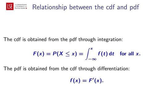Understanding The Differences Between Pdf And Cdf In Distribution