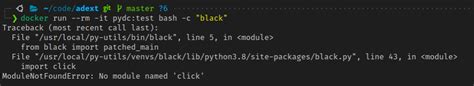 Missing Dependency For Black In Python 3 Devcontainer · Issue 361