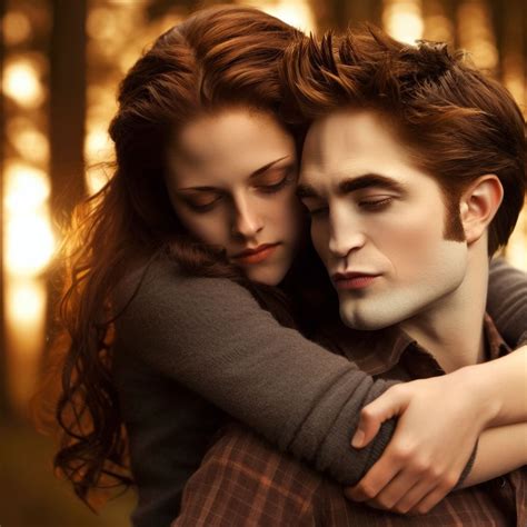 Bella Swan And Edward Cullen Saga Crepúsculo Crepúsculo Lua Nova