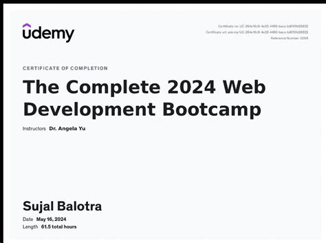 Udemy Web Development Bootcamp For Tech Pros Sujal Balotra Posted On