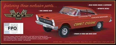 Dyno Don Nicholsons 1965 A Fx Mercury Comet Cyclone 1 25 Fs