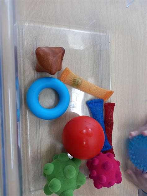 Sensory Bin With Fidget Toys