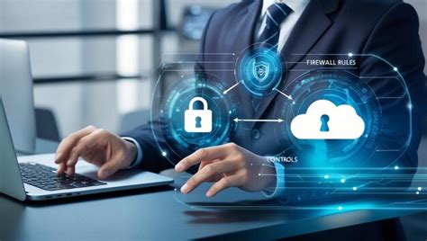 Cybersecurity Specialist Configuring Cloud Security Settings With Focus