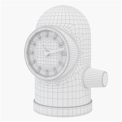 Leff Amsterdam Base Table Clock 3d Model By Sta84