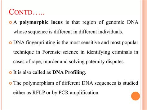 Dna Fingerprinting Pptx