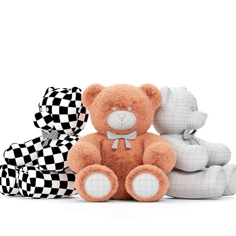 Teddy Bear Model Turbosquid 2067342
