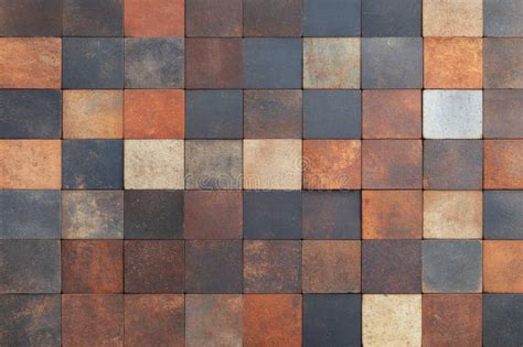 Stylish Interior Design Of A Cafe With A Colorful Patchwork Wall And