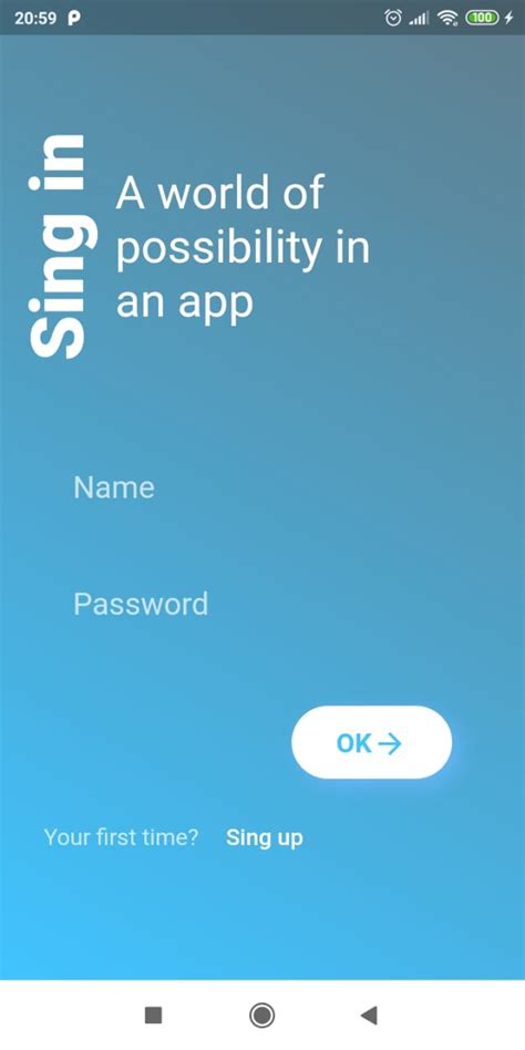 Login Minimalist Using Framework Flutter