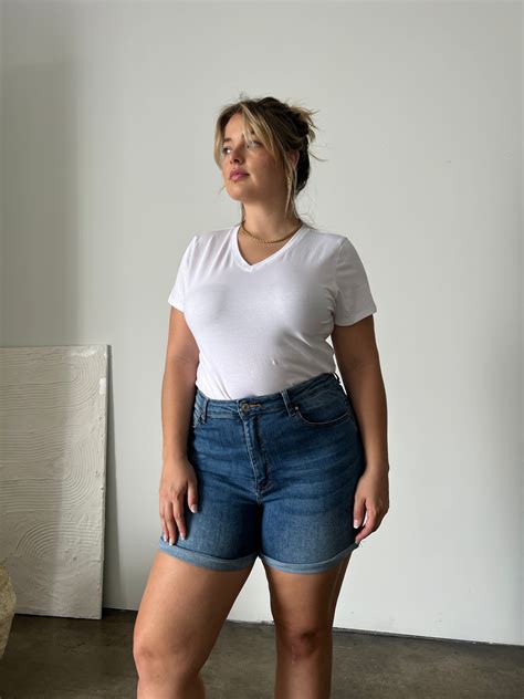 Plus Size Classic Denim Shorts Classic Denim Shorts Classic Denim