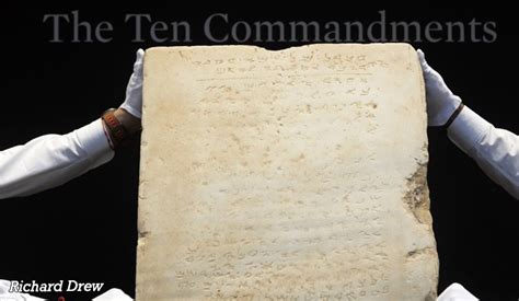 Earliest Complete Stone Tablet Of The Ten Commandments Up For Auction