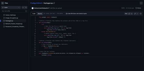 Muhammed Mubashir P On Linkedin Python Cybersecurity Caesarcipher