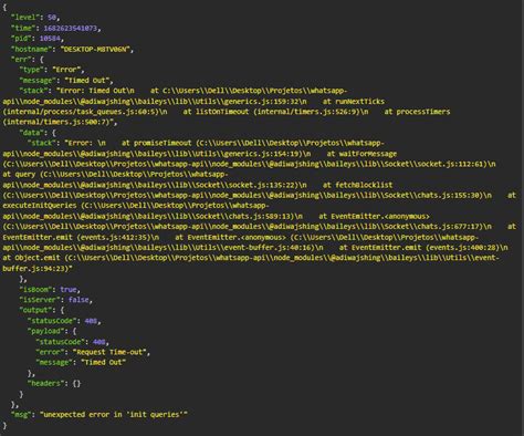 Error Timed Out · Issue 34 · Whiskeysocketsbaileys · Github
