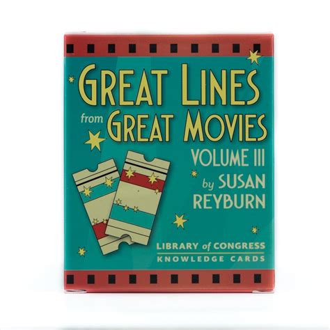Great Lines From Great Movies Vol Iii Knowledge Cards Mindconnect