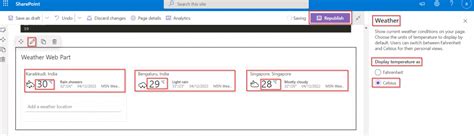 Display Weather In Sharepoint Using Weather Web Part Enjoy Sharepoint