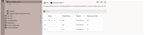 in oracle weblogic 14 1 2 in welogic remote console i have deployed my