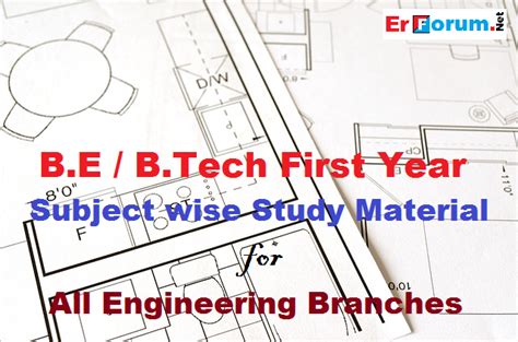 B Tech 1st Year Study Material Free PDF Download