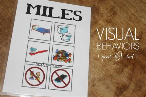 Using A Visual Behavior Chart