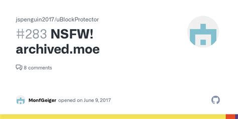NSFW Archived Moe Issue Jspenguin UBlockProtector GitHub