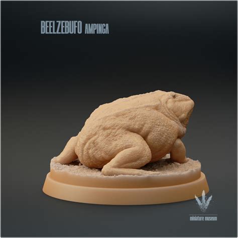 3d Printable Beelzebufo Ampinga The Devil Toad By Miniature Museum