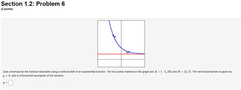 Solved Section 1 2 Problem 6 3 Points Y 5 And Is A