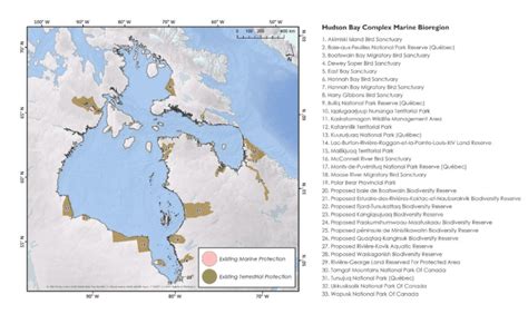 4 Existing Marine And Terrestrial Protected Areas In The Hudson Bay
