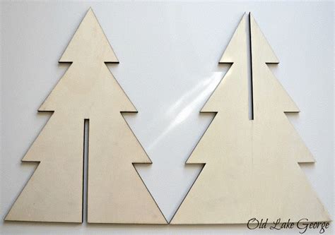 Wooden Christmas Tree Template