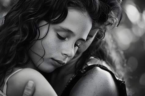 Premium Photo Unbreakable Bond A Mothers Embrace Brings Comfort To Her Daughter Concept Family