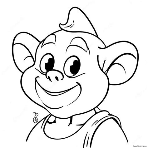 Dopey Character Coloring Page 73642 59144