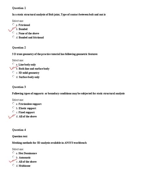 fem lab quiz 2 download free pdf finite element method structural