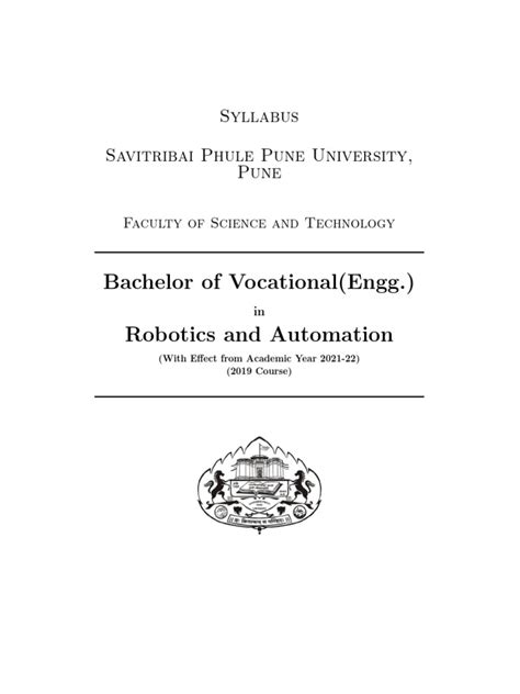 Sppu Bvoc Robotics Automation Syllabus Pdf Ac Power Bipolar Junction Transistor