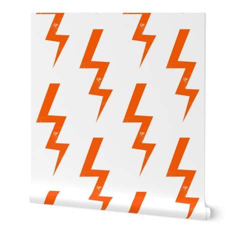 Bolt Halloween Scary Spooky Lightning Spoonflower