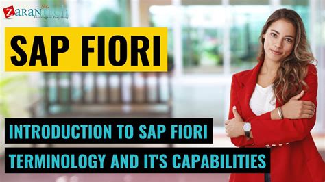 Sap Fiori Training Introduction Zarantech Youtube