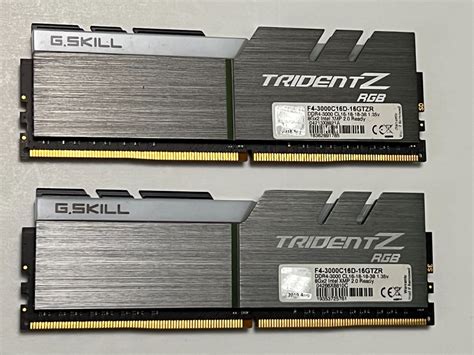 Used G SKILL Trident Z RGB Series GB X GB DDR MHz F C D GTZR UBB Threads
