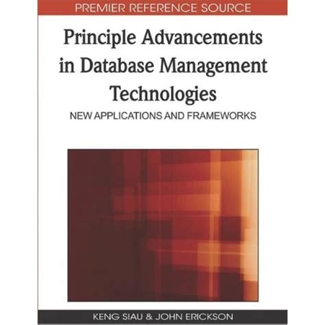 خرید و قیمت دانلود کتاب Principle Advancements In Database Management Technologies New