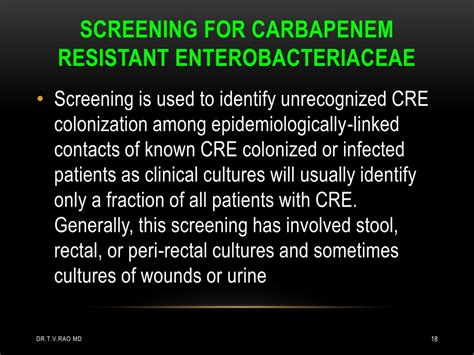 Ppt Carbapenem Resistant Enterobacteriaceae Powerpoint Presentation Free Download Id495348