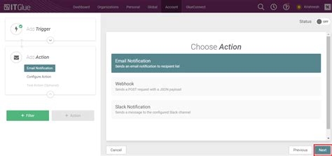 password access workflow in it glue