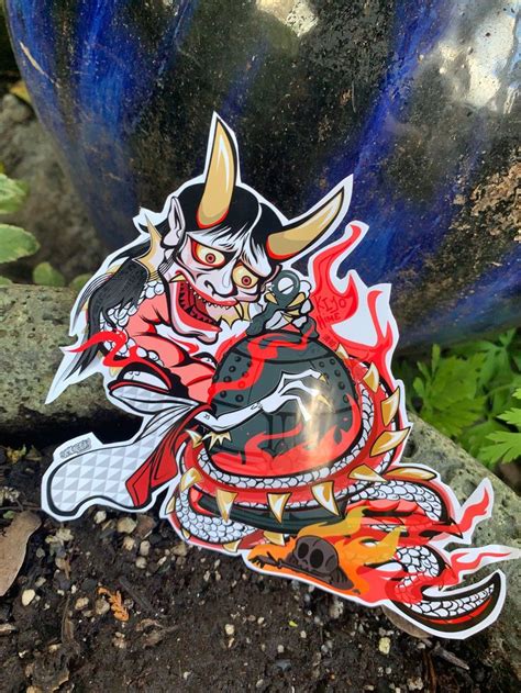 Kiyohime [yokai] Poster Art Black Mask Pure Products