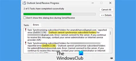 Fix Outlook Error 0x800ccc0f Fix Outlook Error 0x800ccc0f