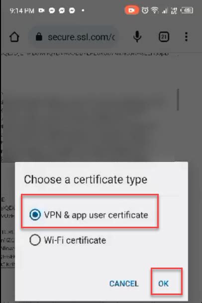 S MIME Android Installation Guide SSL Com