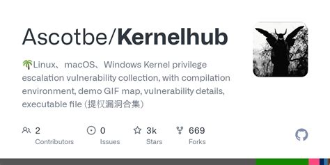 GitHub Ascotbe Kernelhub Palm Tree LinuxmacOSWindows Kernel Privilege Escalation