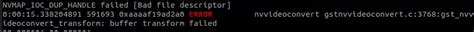 nvvideoconvert buffer transform failed deepstream sdk nvidia