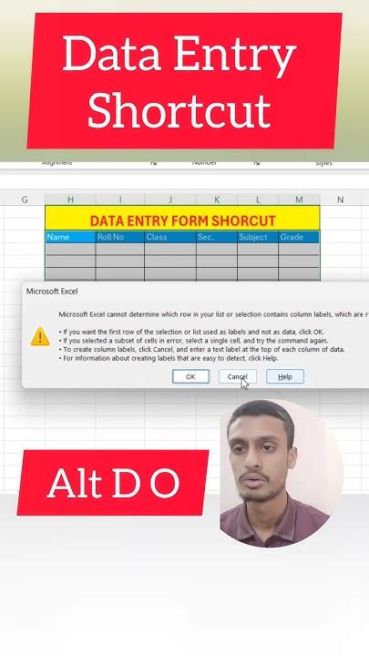 Data Entry Shortcut In Excel Shorts Dataentry Excel Excelformula Exceltips Youtube