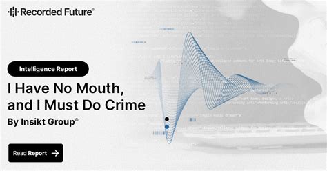 Al Bartron Cissp Gsec Itilv3 Ccsk On Linkedin I Have No Mouth And I Must Do Crime Recorded