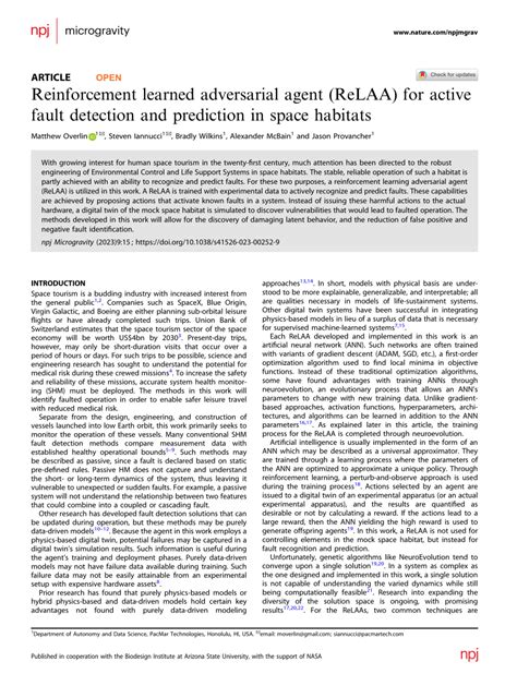 pdf reinforcement learned adversarial agent relaa for active fault