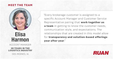 Amy Asche On Linkedin Ruan Brokerage Customercare Transportation