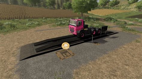FS Hydraulic Ramp With RepairShop v Objects Mod für Farming Simulator